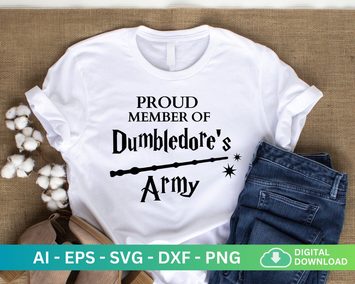 Proud Member of Dumbledore's Army Svg, Albus Dumbledore Svg, Pottery ...