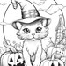 40 Spooky Halloween Coloring Pages - Instant Download Printable Fun - Etsy