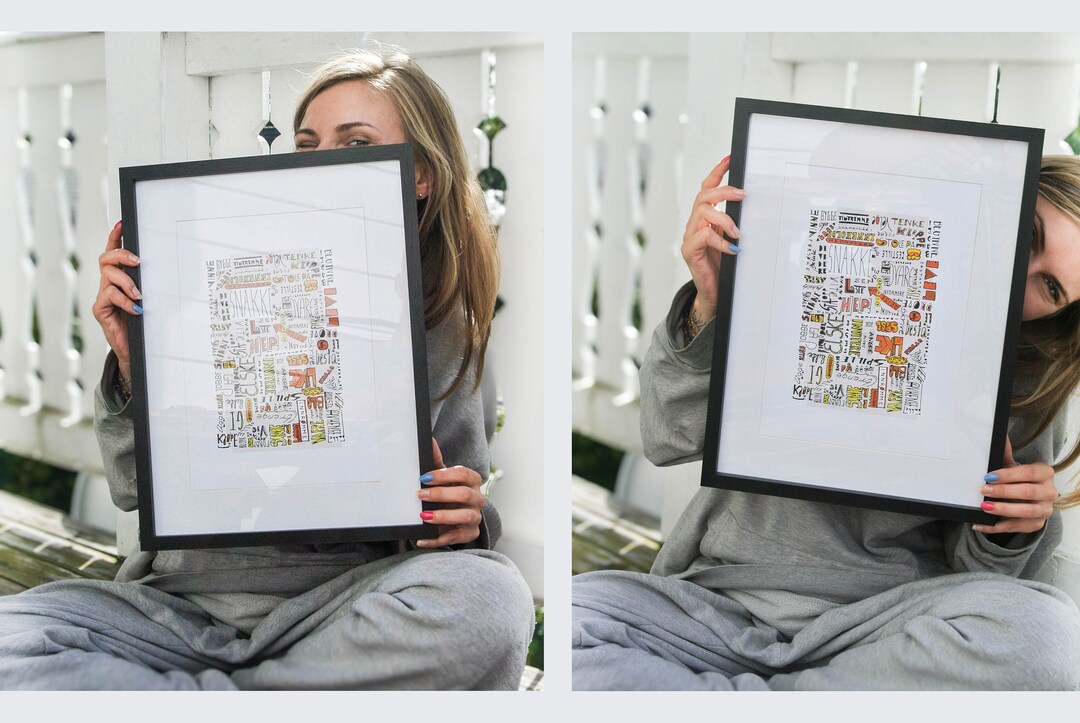 Top 100 Most Common Norwegian Verbs List A4 Poster With - Etsy