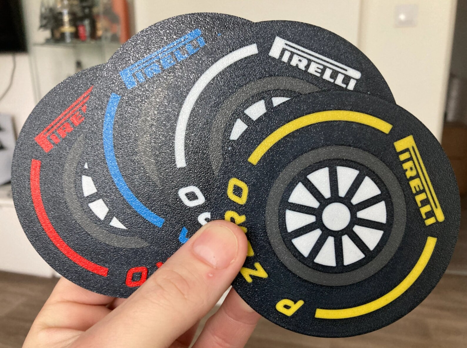 F1 Wheel Coaster - 3D Printed Formula 1 Inspired Drink Coaster - Etsy