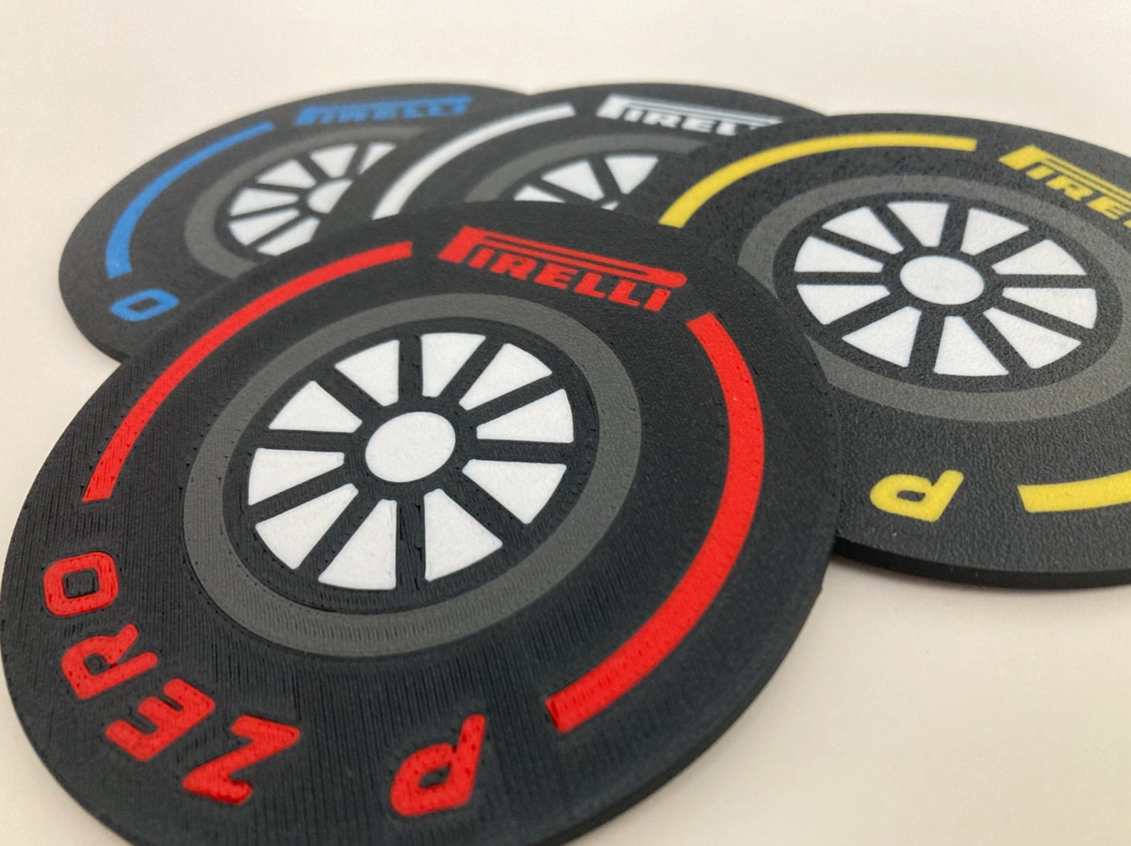 F1 Wheel Coaster - 3D Printed Formula 1 Inspired Drink Coaster - Etsy