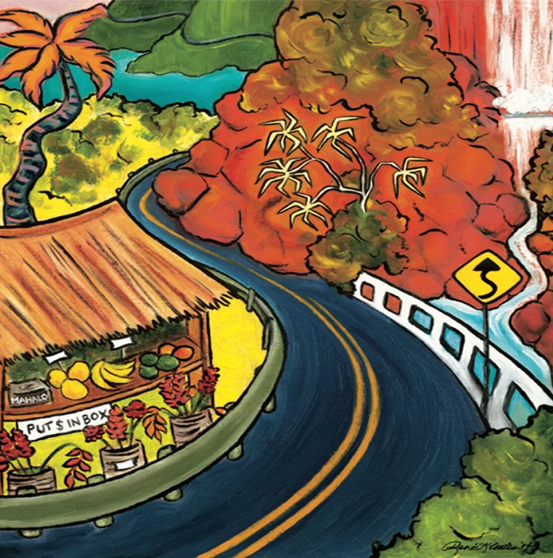Road to Heavenly Hana Art Print - Etsy