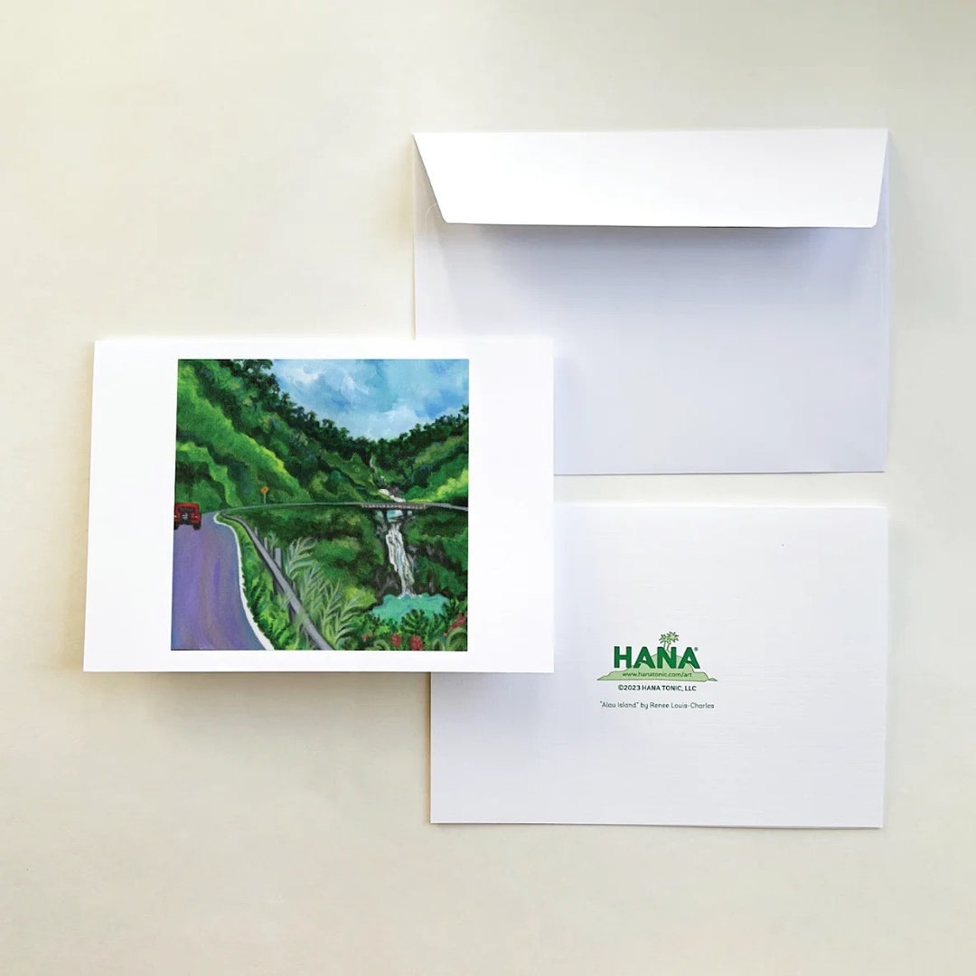Wailua Iki Greeting Card - Etsy