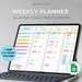 Daily and Weekly Planner, Google Sheets Template, Clear Button, to Do ...