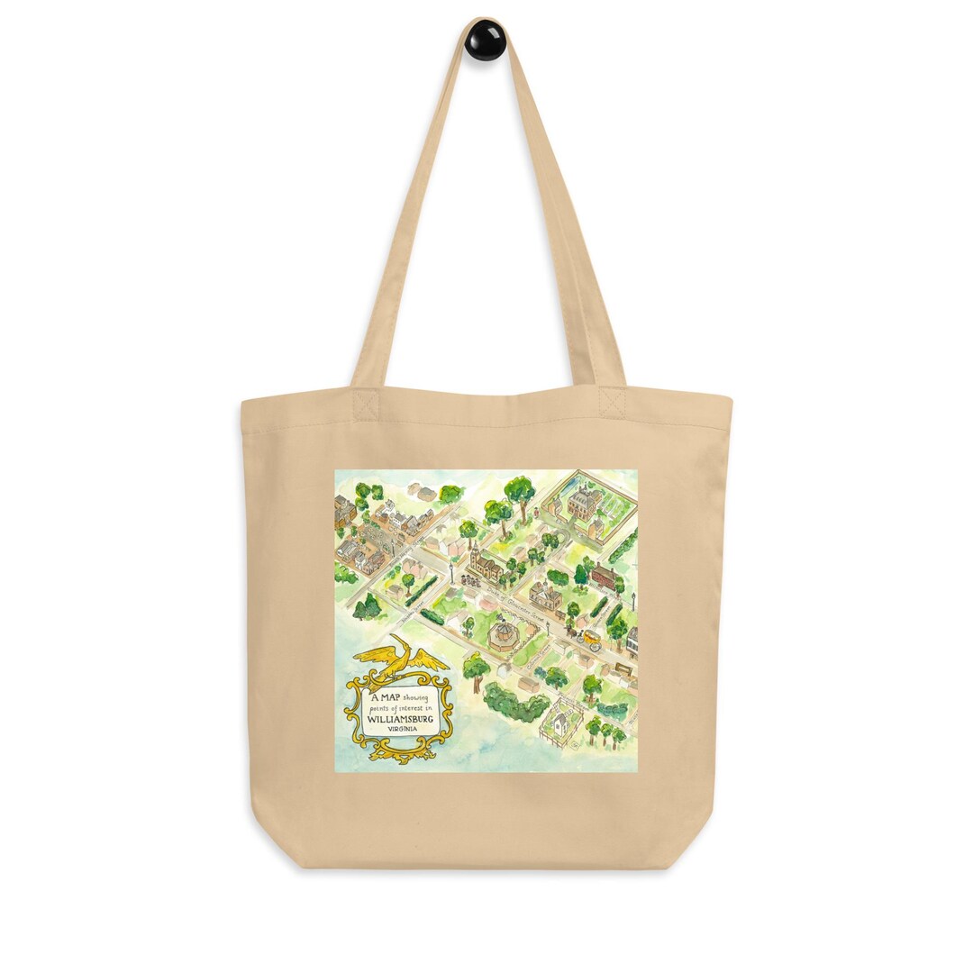 Colonial Williamsburg ORGANIC Cotton Tote Bag - Etsy