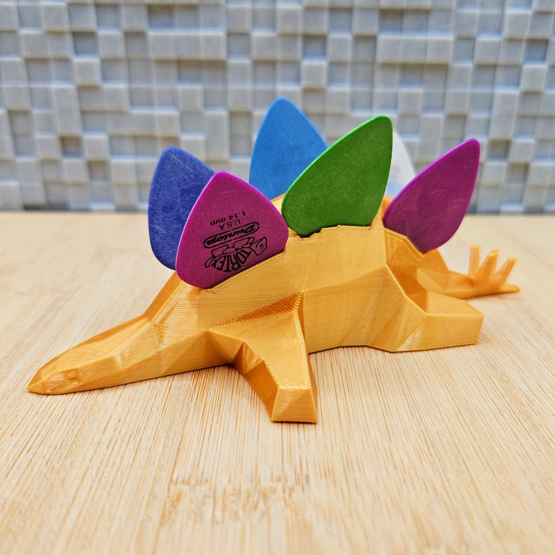 Stegosaurus Dinosaur Pick Plectrum Holder - Etsy