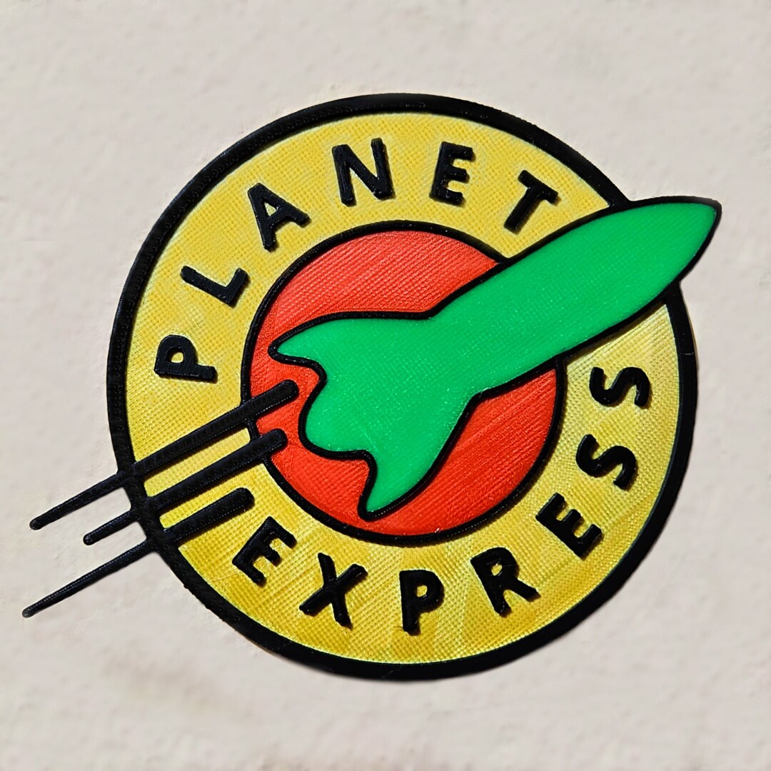 Planet Express Logo From Futurama Wall Art - Etsy