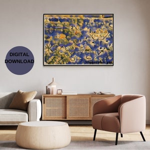 Unique Oil Painting Artonly 1 Availableoil Paintingdigital Artprintable ...