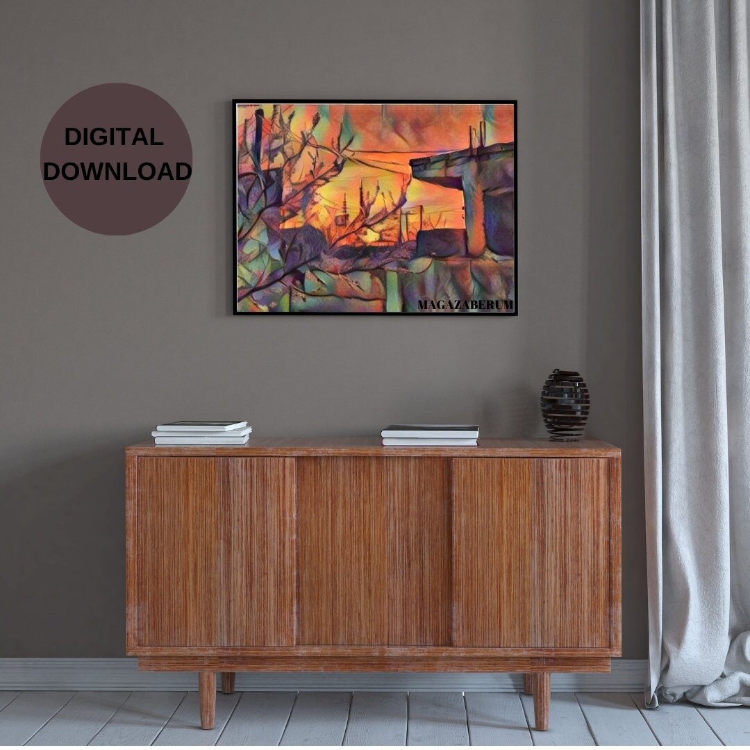 Printable NATURAL LANDSCAPE Oil PAINTING in Pdf Format Unique ...