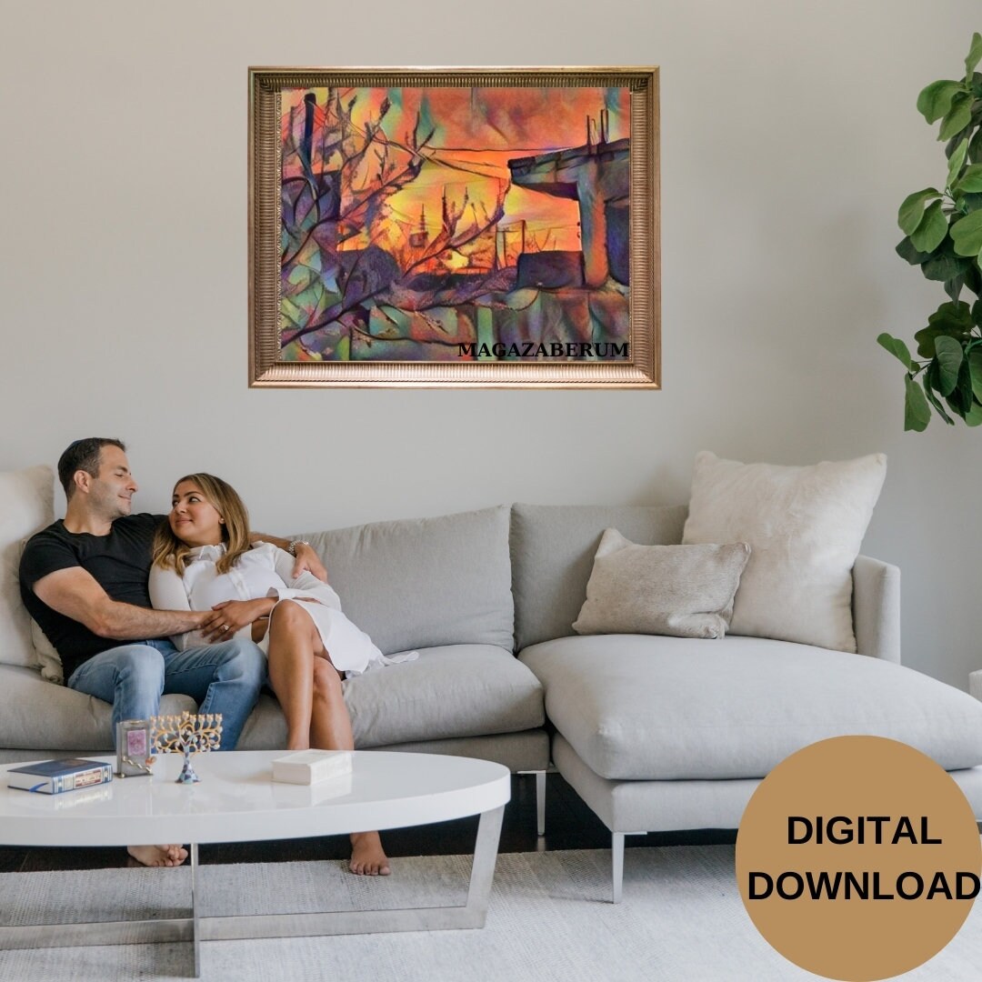 Printable NATURAL LANDSCAPE Oil PAINTING in Pdf Format Unique ...