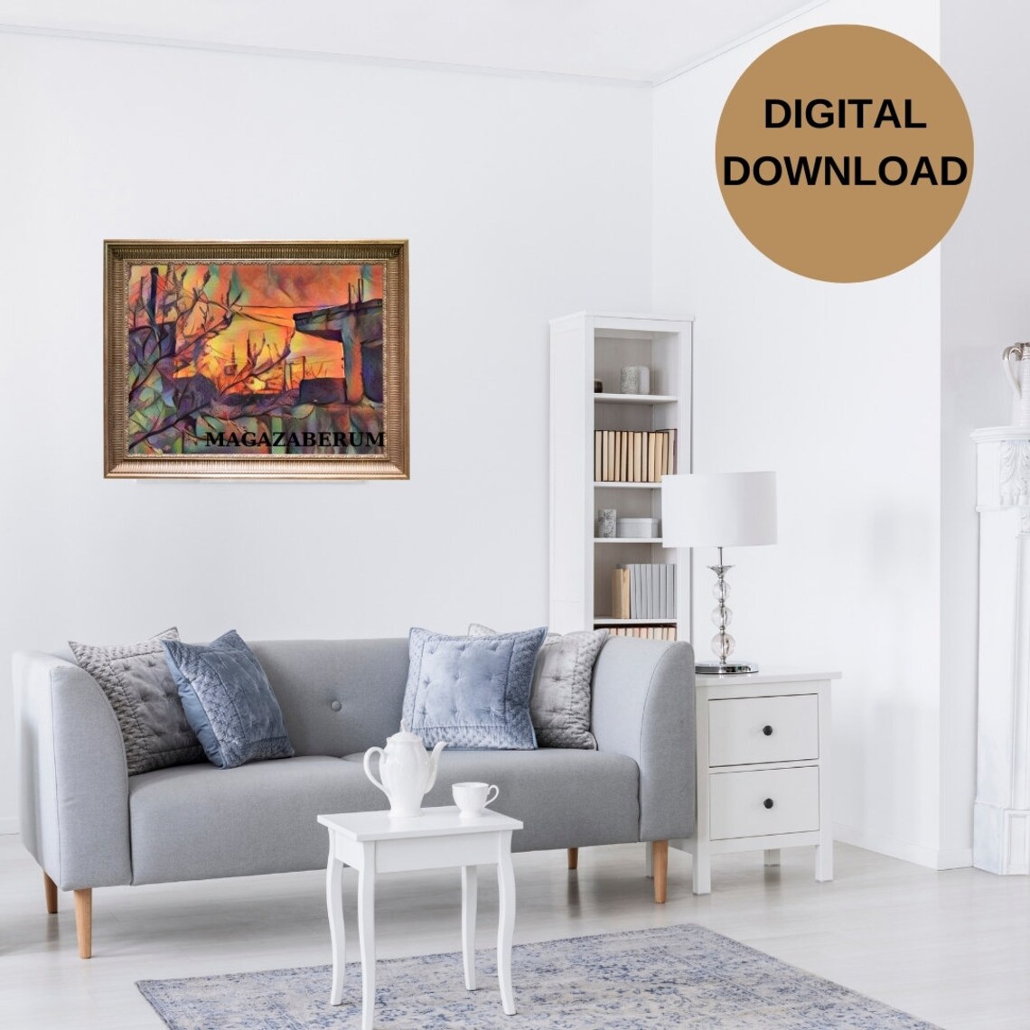 Printable NATURAL LANDSCAPE Oil PAINTING in Pdf Format Unique ...