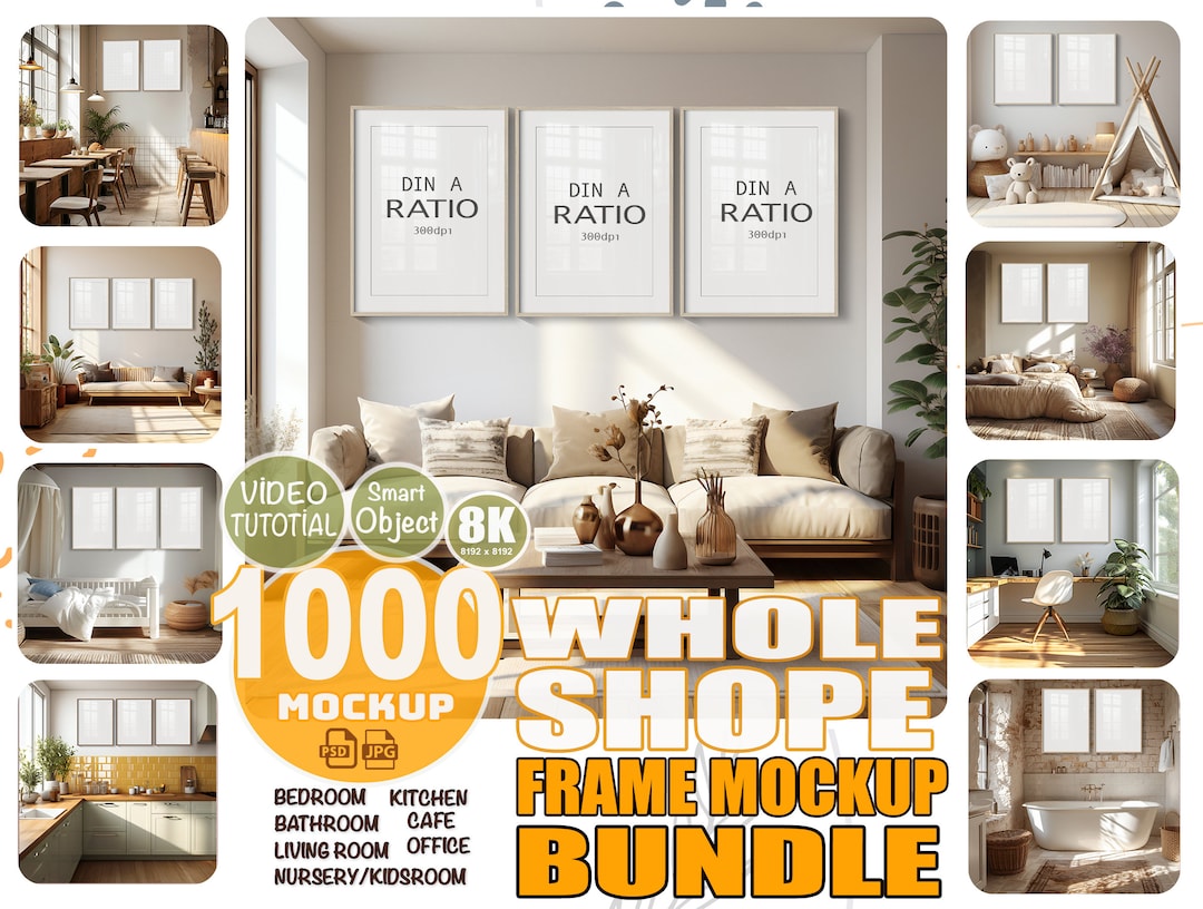 1000+ Frame Mockup | Mega Bundle Set | Editable Frame Mockup Bundle ...