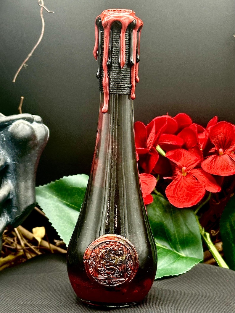 Vampire Essence Potion Bottle: Color Changing Gothic Decor - Etsy