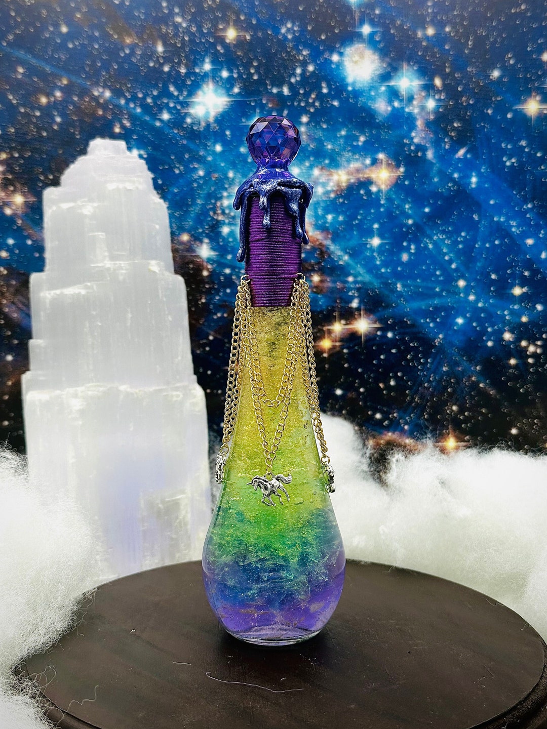 Unicorn Dreams Static Potion Bottle Spell Bottle Cosplay Magic Bottle ...