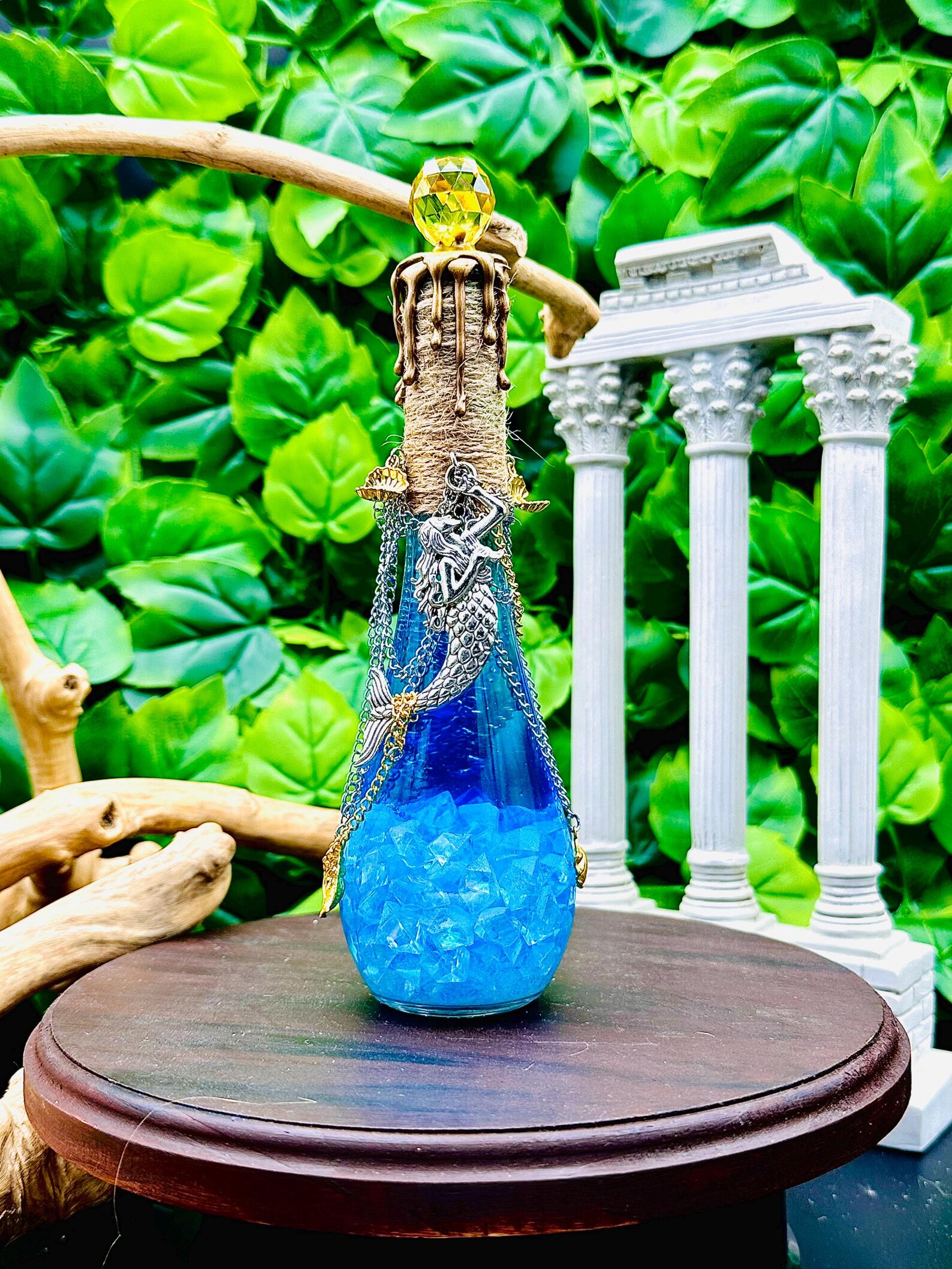 Mermaid Scales Static Potion Bottle Spell Bottle Cosplay Water Magic ...
