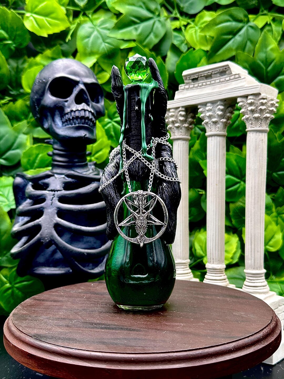 Demon Essence: GREEN Potion Bottle Dark Magic Spell Bottle Demonic ...