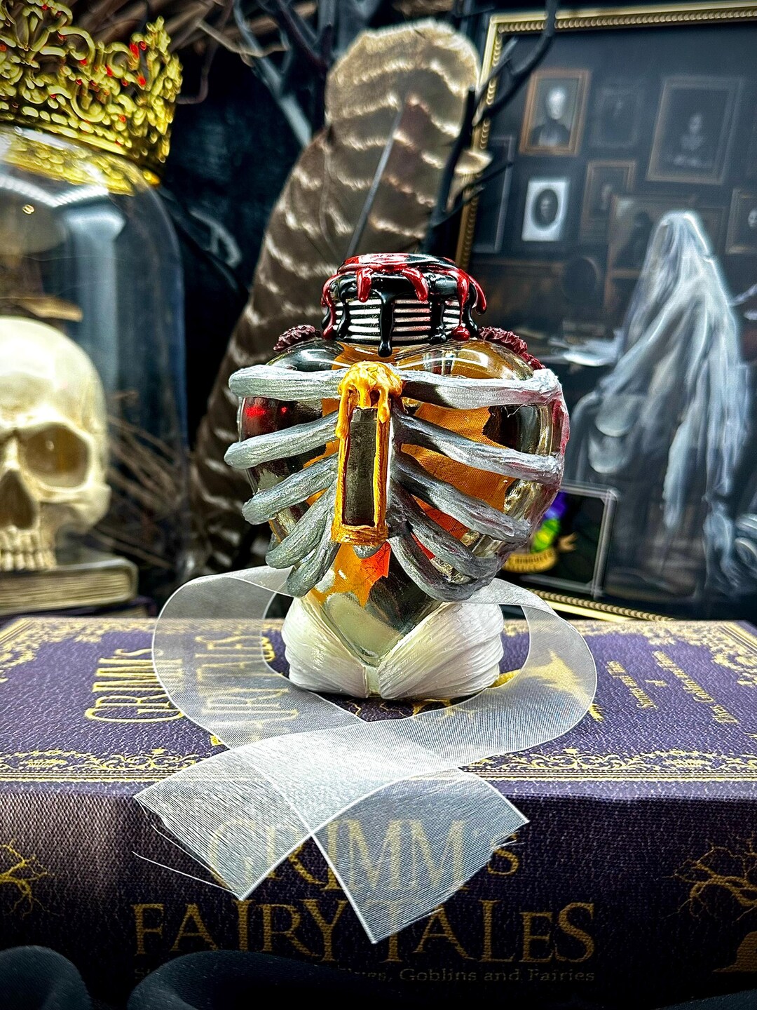 The Leaf - Frankenstein Movie Inspired, Potion Bottle, Mixed-media ...