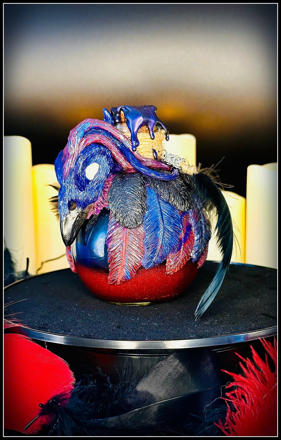 Dark Phoenix Mystical Bird Potion Bottle Color Changing Potion Spell ...
