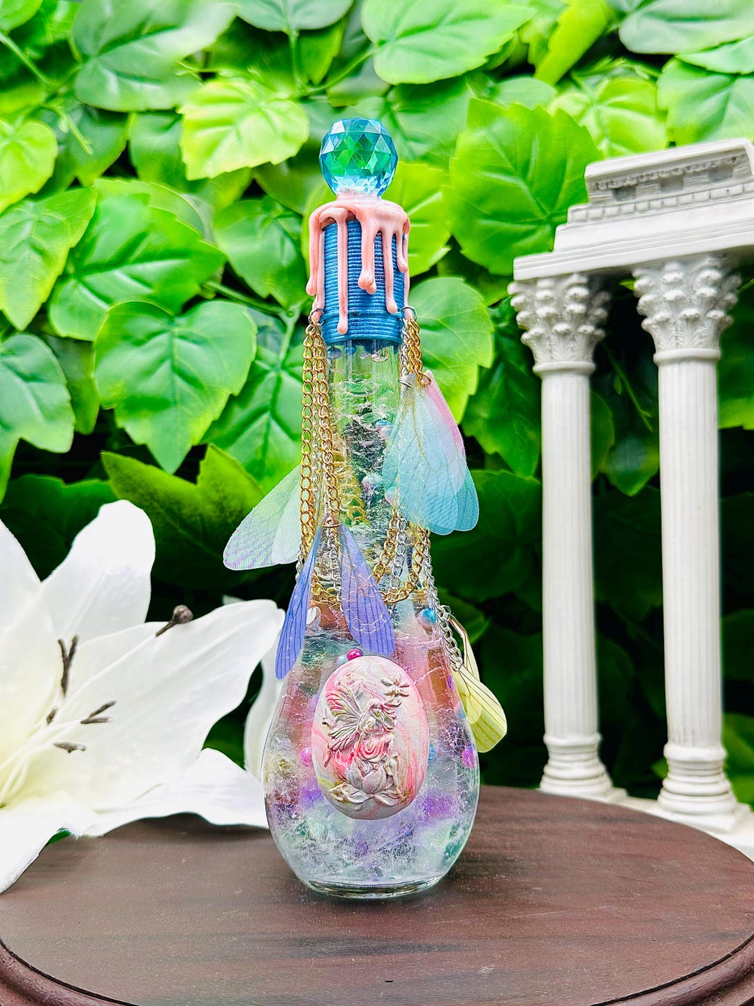 Fairy Essence: BLUE RESTOCK Static Potion Bottle Spell Bottle Magic ...