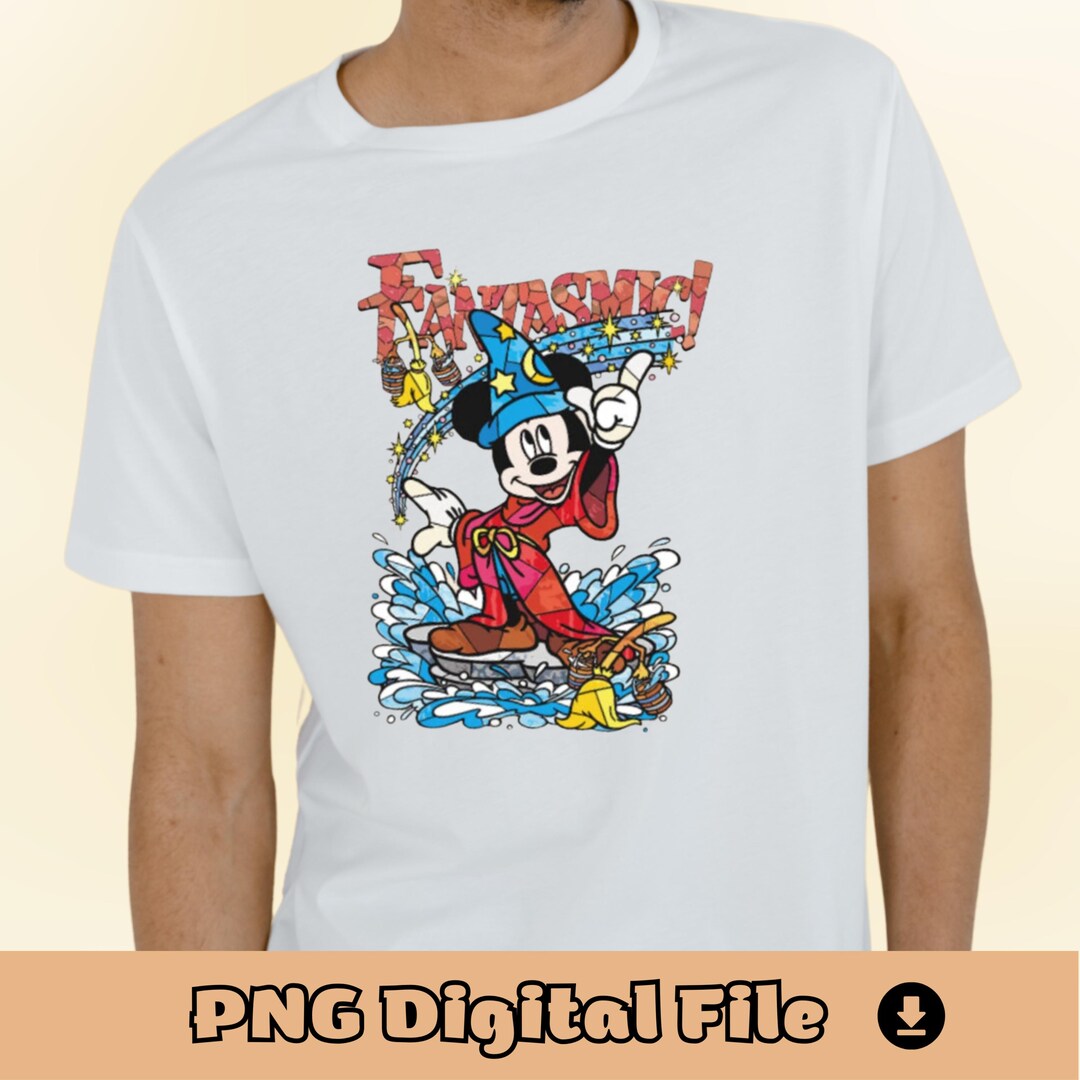 Mickey Fantasia Tee, Fantasia Png, Fantasmic Png, Mickey Magical Png ...