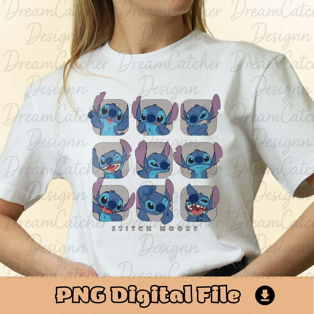 Stitch PNG, Lilo y Stitch PNG, Stitch PNG, Clipart de Stitch, Paquete de Stitch, Camiseta de ...