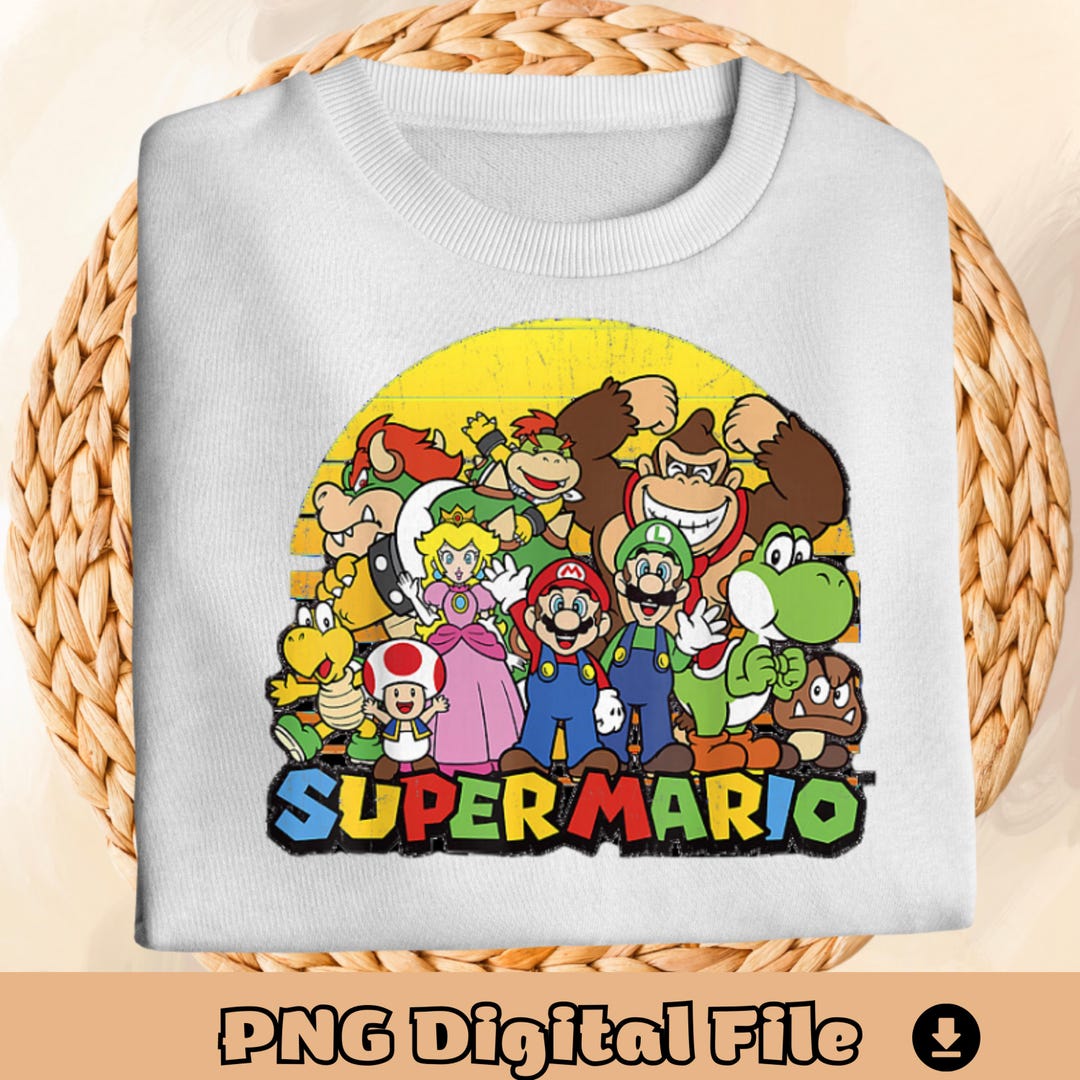 Super Mario Collage Png, Super Mario Clipart, Printable Mario Png ...