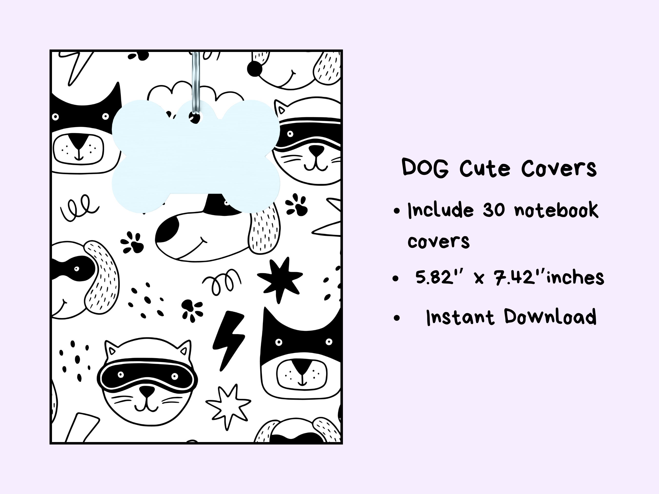 Cute Dogs Digital Notebook Covers Digital Notebook Goodnotes Cover Dogs ...