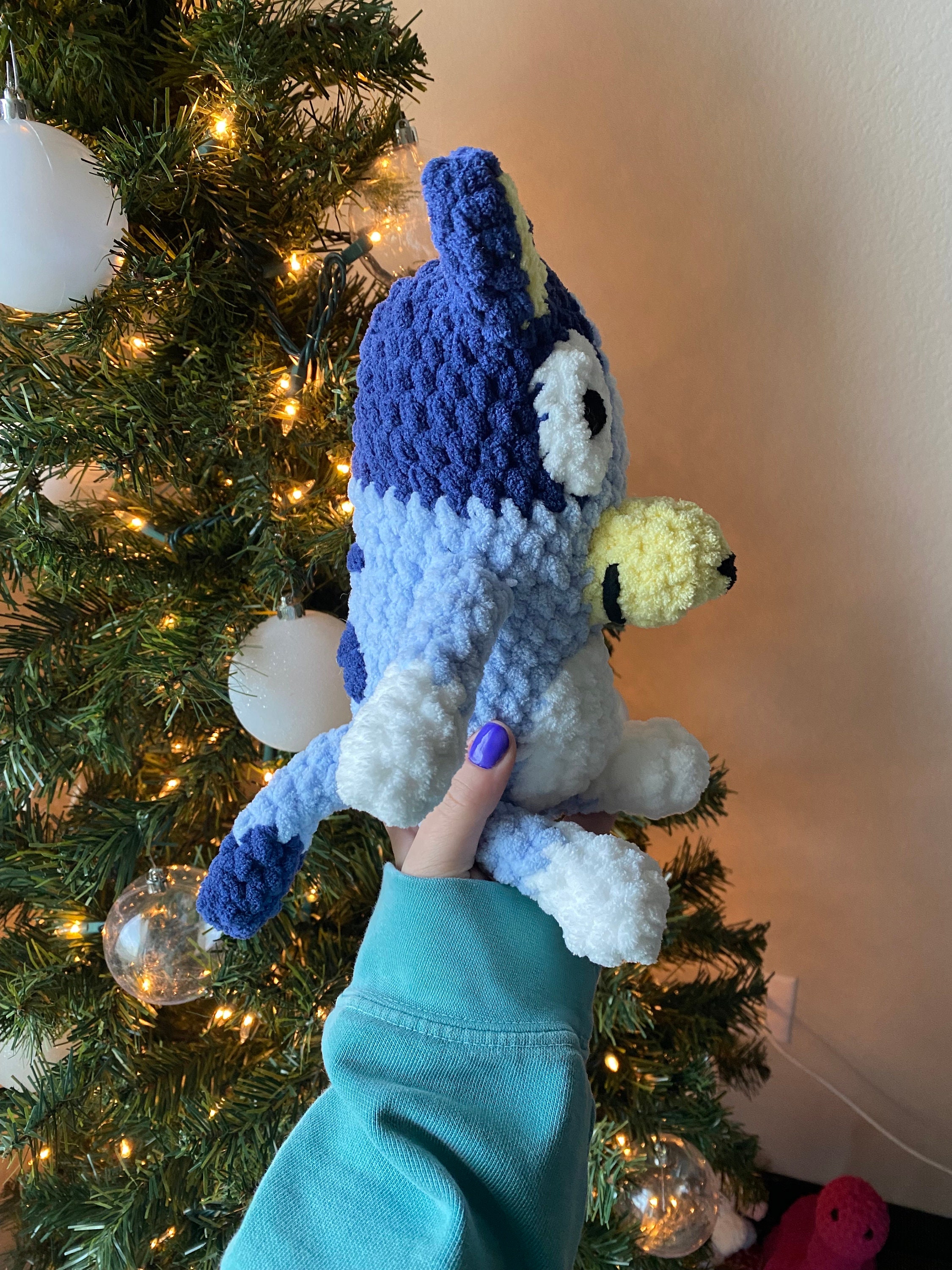 Crocheted Amigurumi Bluey - Etsy