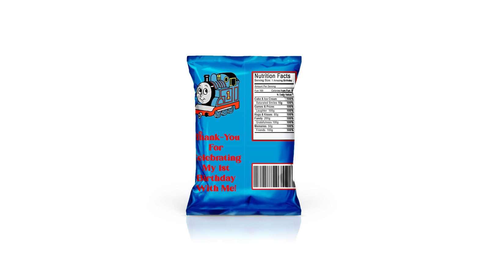 Thomas the Train Chip Bag Wrapper/ Digital File - Etsy