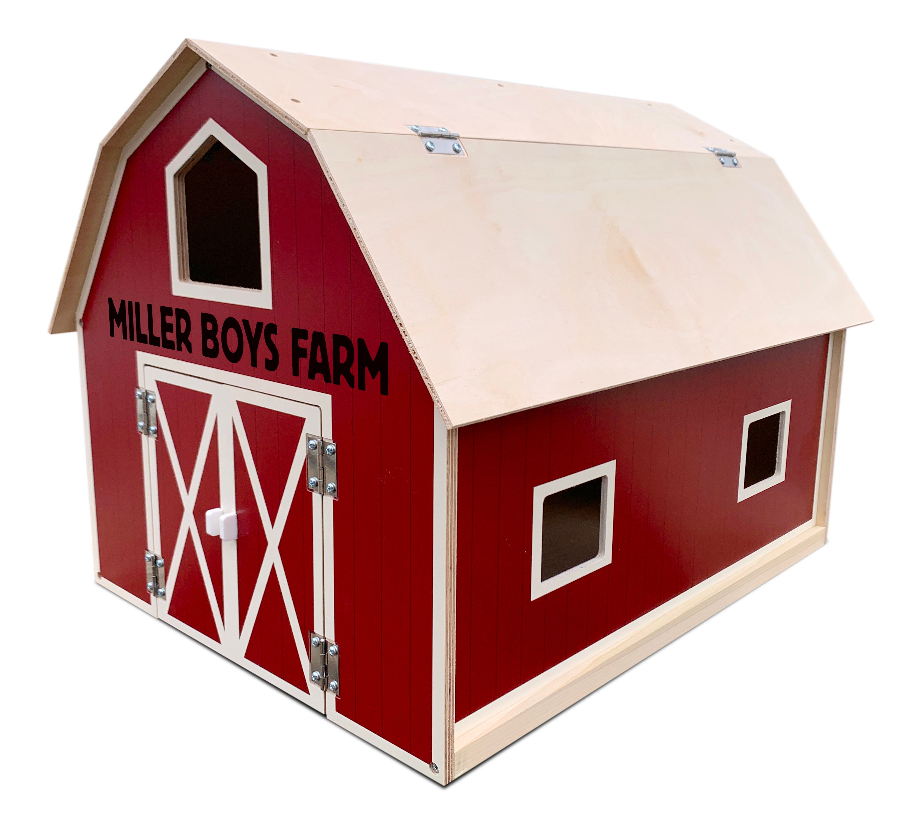 PERSONALIZED Made in USA Durable Wooden Toy Barn 18" X 18" X 24" - Etsy