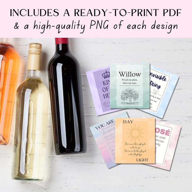 Taylor Swift Wine Bottle Labels | Eras Party Décor | Eras Party ...