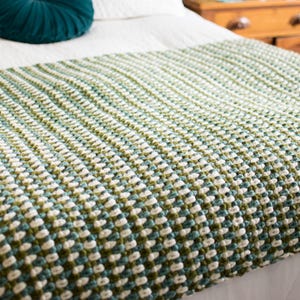 CROCHET PATTERN & Photo Tutorial / Modern Crochet Blanket / the Chunky ...