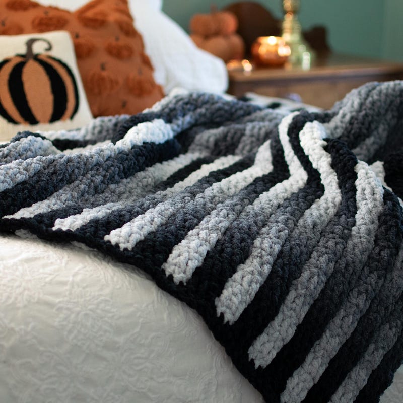 Mosaic Blanket Halloween - Etsy