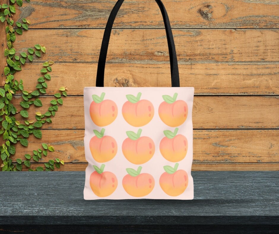 Peach Fuzz Tote Bag Pantone Color of the Year 2024 Gift Overnight Bag ...