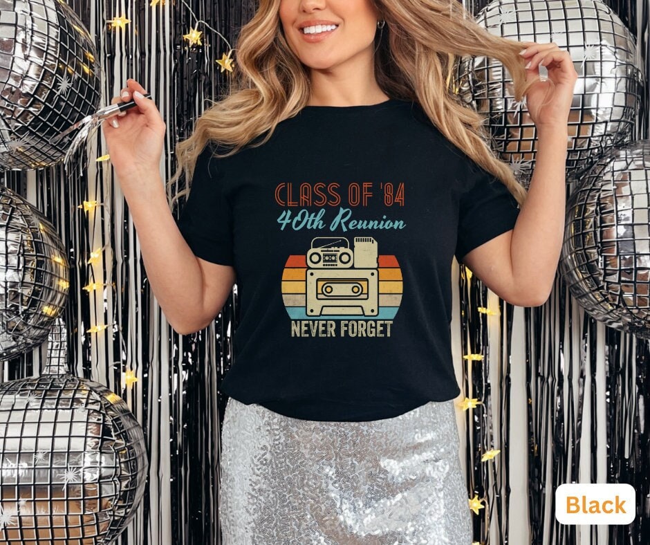 Class of 1984 Class Reunion Shirt High School Reunion 40th Class ...