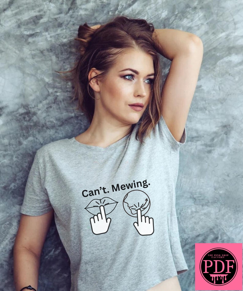 Mewing Shirt Mewing Tshirt Can't Mewing Shirt Mewing Tee Y2K Graphic ...