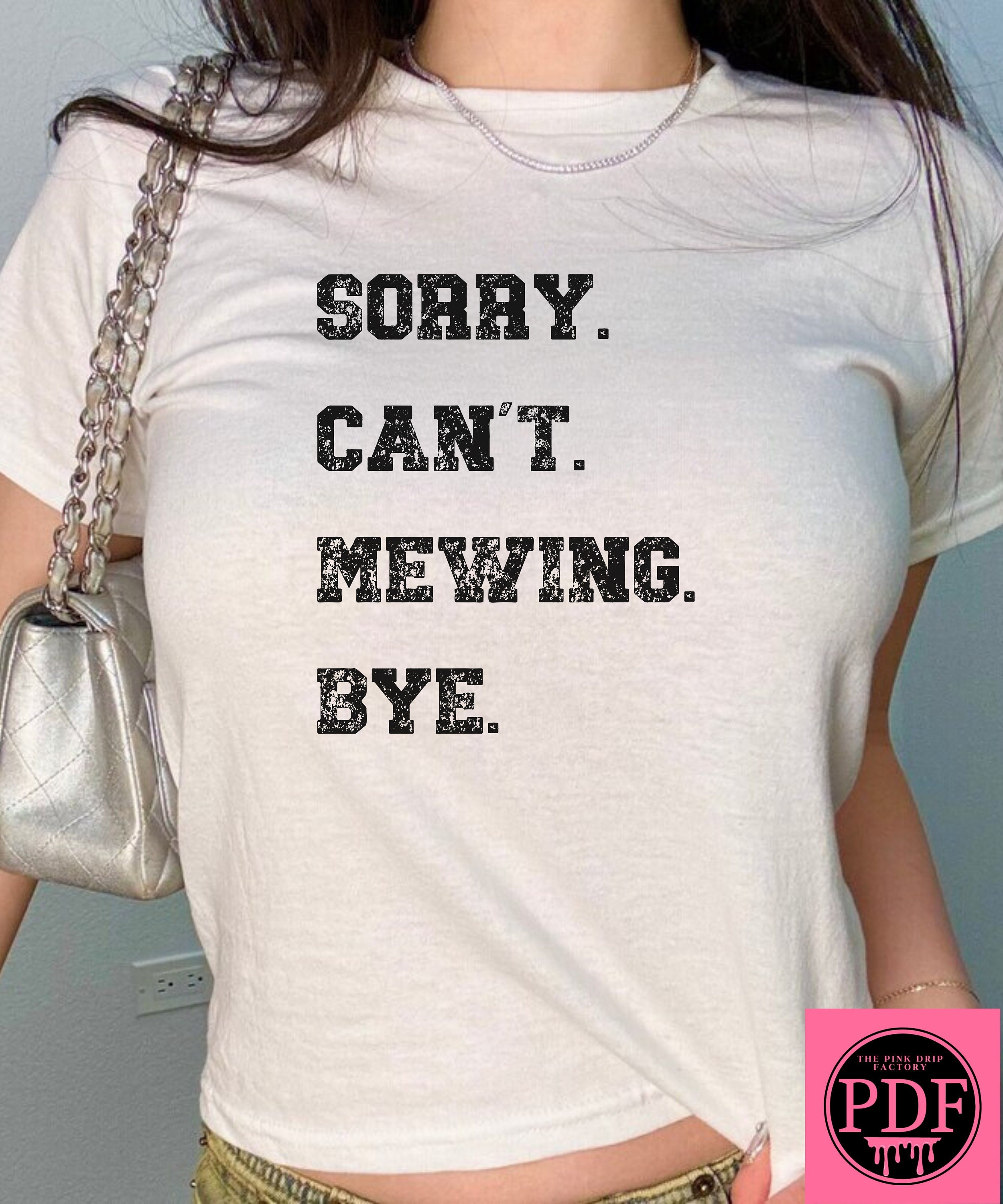 Mewing Shirt Mewing Tshirt Can't Mewing Shirt Mewing Tee Y2K Graphic ...