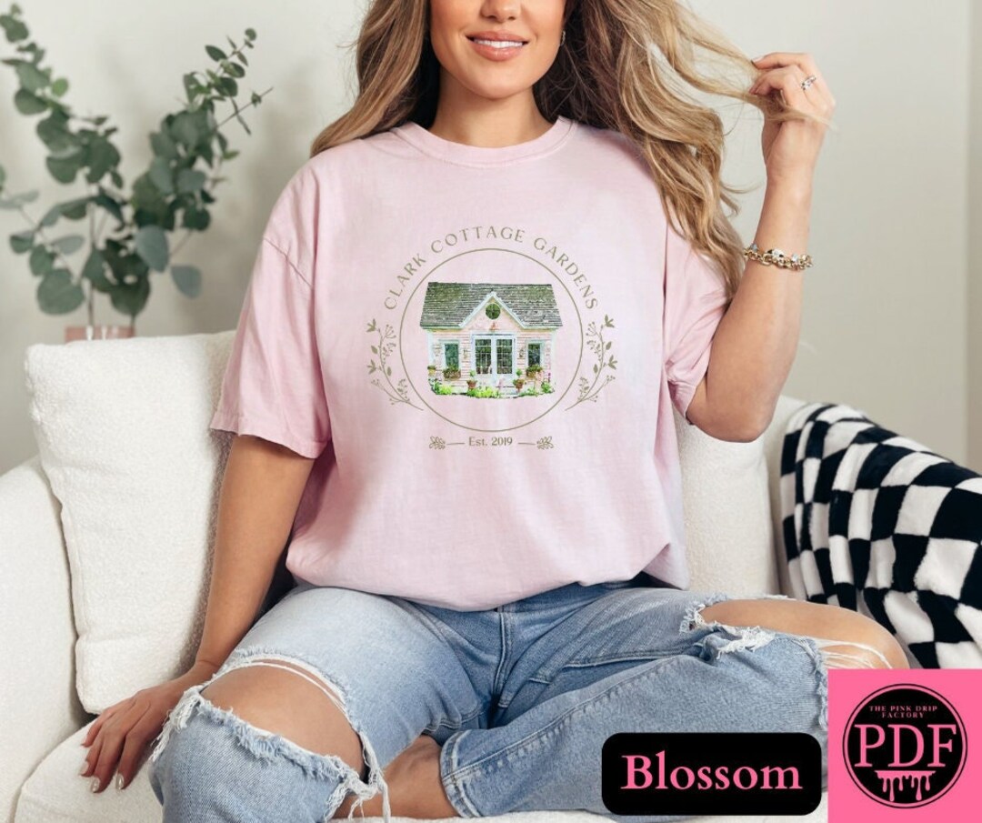 Clark Cottage Gardens Shirt Gift for Gardener Cottage Core Shirt Garden ...