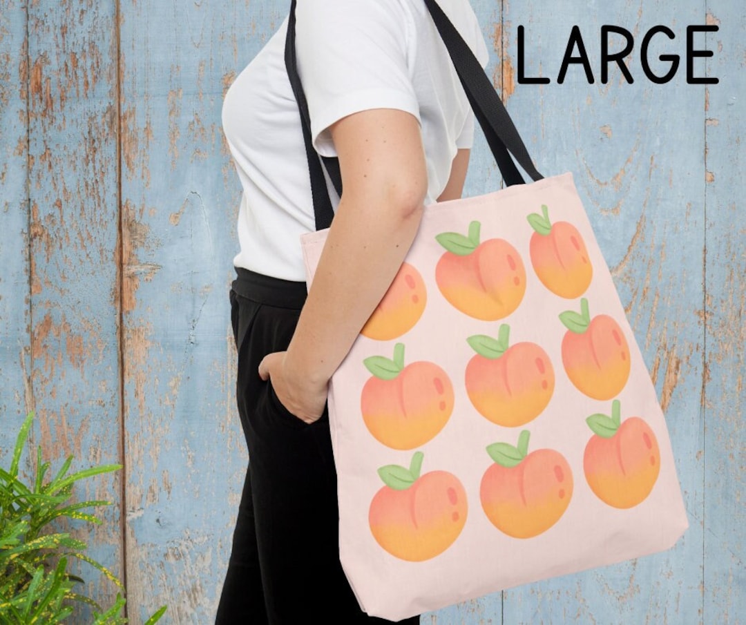 Peach Fuzz Tote Bag Pantone Color of the Year 2024 Gift Overnight Bag ...
