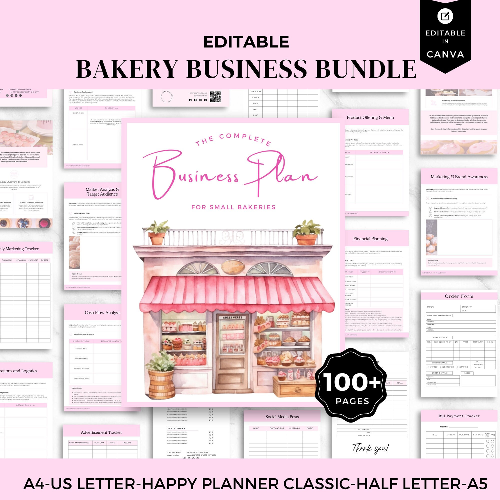 Home Bakery Business | Bakery Shop Planner | Startup Business Plan ...