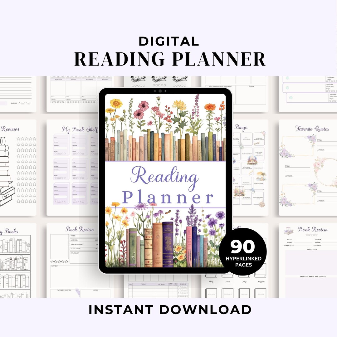 Reading Tracker | Reading Journal | Book Tracker | Book Review ...