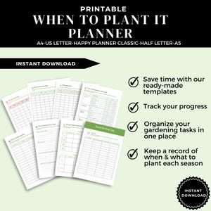When to Plant Garden Planner, Planting Schedule, Seed Starting, Garden ...