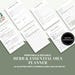 Essential Oils Planner Canva Template, Herbalism Journal, Self Care ...