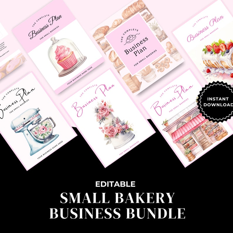 Home Bakery Business | Bakery Shop Planner | Startup Business Plan ...