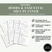 Essential Oils Planner Canva Template, Herbalism Journal, Self Care ...