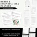 Essential Oils Planner Canva Template, Herbalism Journal, Self Care ...