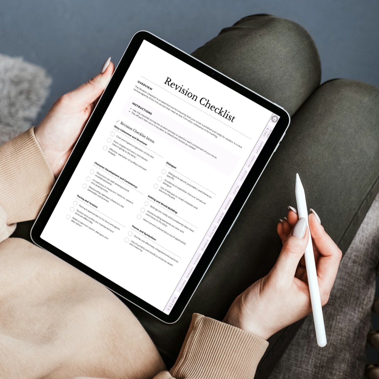 Digital Novel Planner | Writing Workbook | Nanowrimo Planner | Novel ...