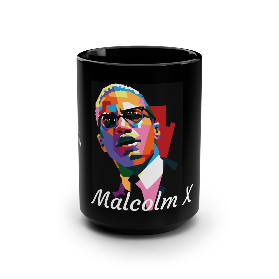 Malcolm X Mug: Black History Month Gift, 15oz - Etsy