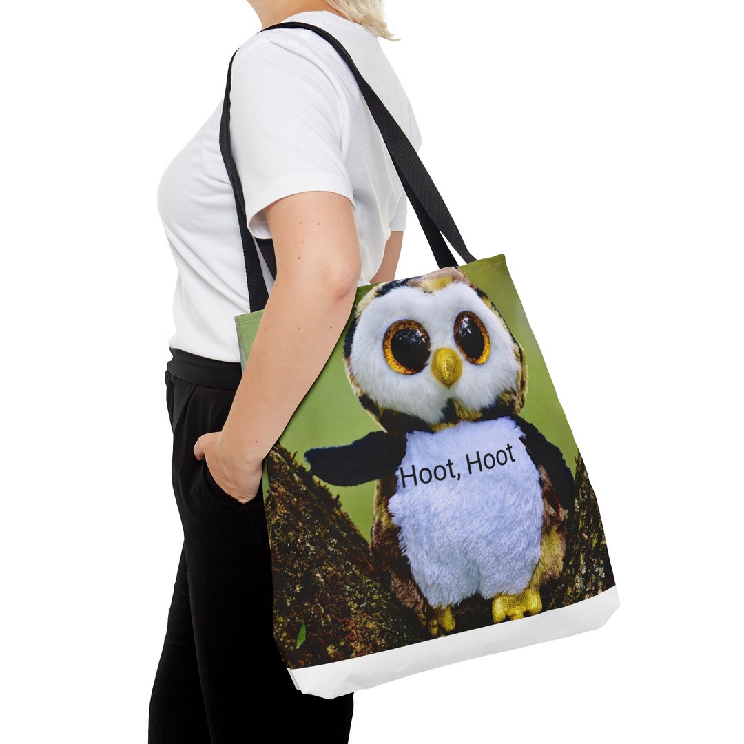 Owl Lover Canvas Tote, Christmas Bags, Cute Tote, Funny Tote Bag ...