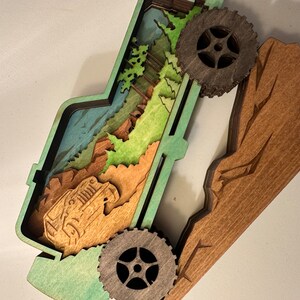 Off Road Truckin 3D Layered Wood Art - Etsy